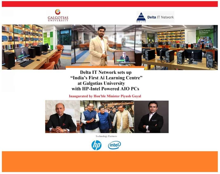 India’s first AI learning centre launched at Galgotias University ...